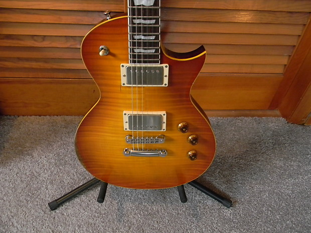 2008 ESP Eclipse II Factory Relic Aged Honeyburst L@@K! | Reverb