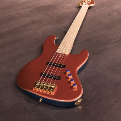 Pensa custom J-535 plus bass 2019 coral metallic | Reverb