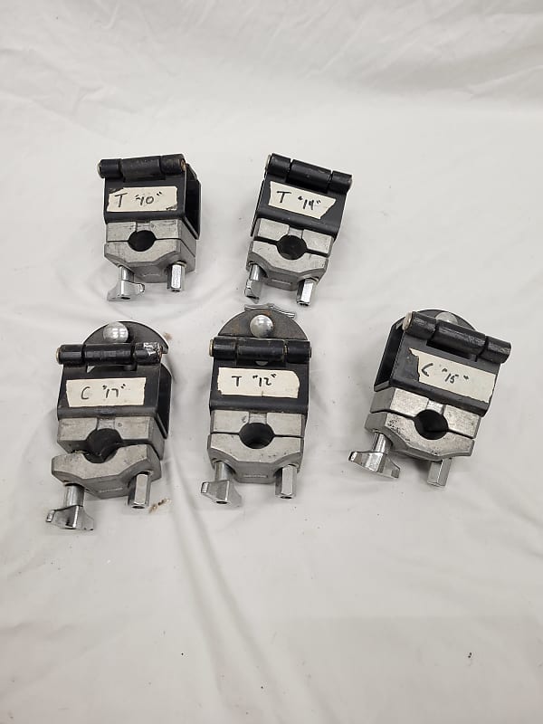 (5) Pearl PC-10 Drum Rack Clamps (124-35) | Reverb