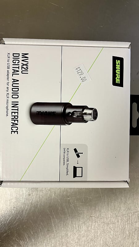 Shure MVX2u XLR to USB Audio Interface | Reverb