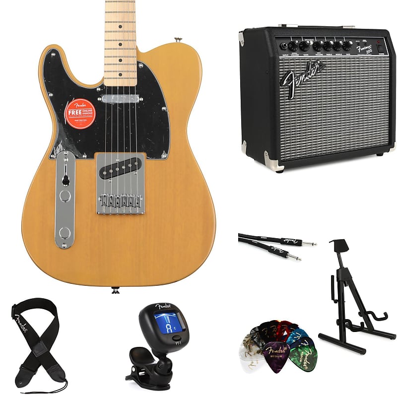 Squier Affinity Series Telecaster Left Handed Electric Guitar | Reverb