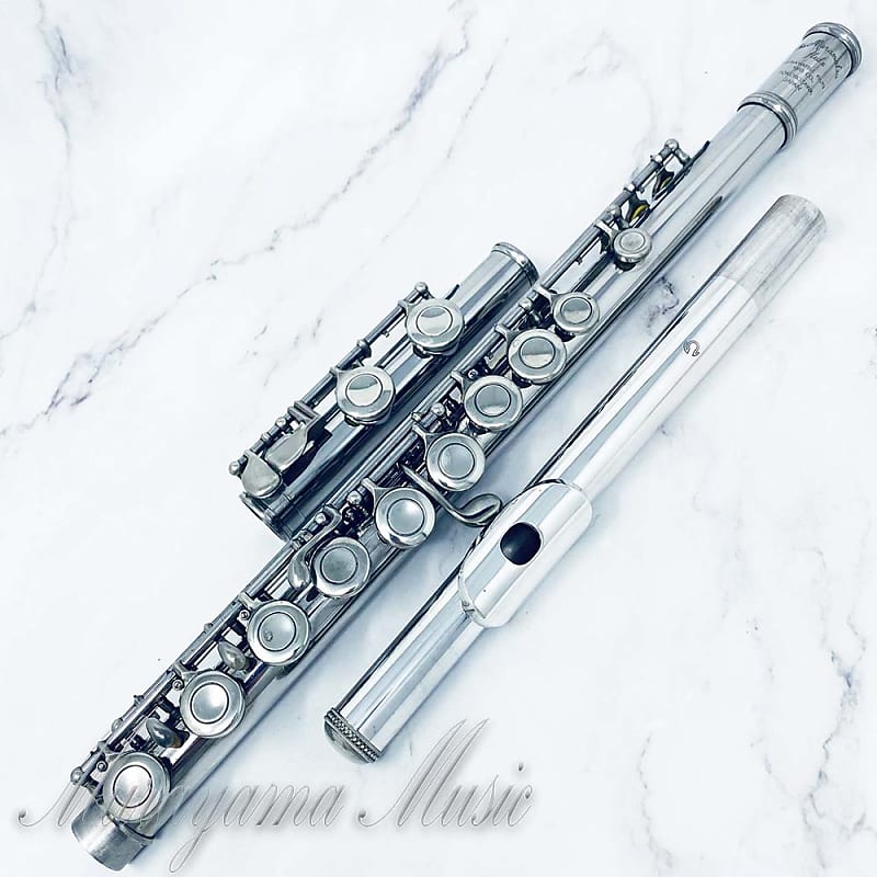 Muramatsu M-120 Silver Head Tube Flute | Reverb