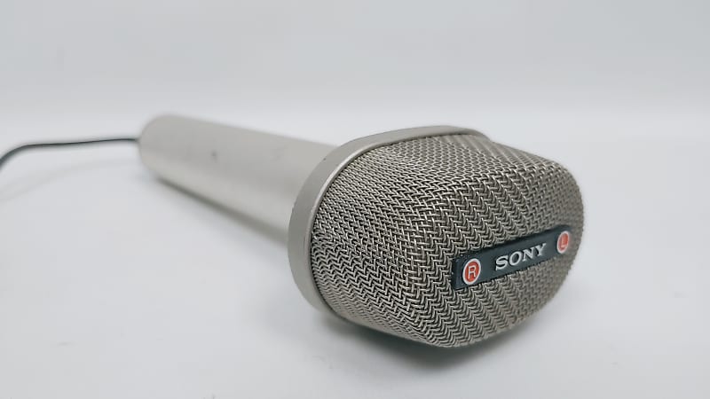 Vintage Sony ECM-99 Condenser Microphone with Stereo 1/4 | Reverb