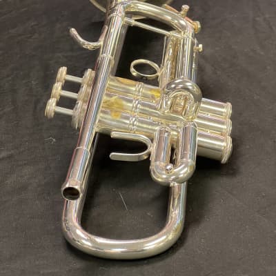 Silver Plated Vincent Bach 229 Large Bore ‘C’ Trumpet 25H | Reverb