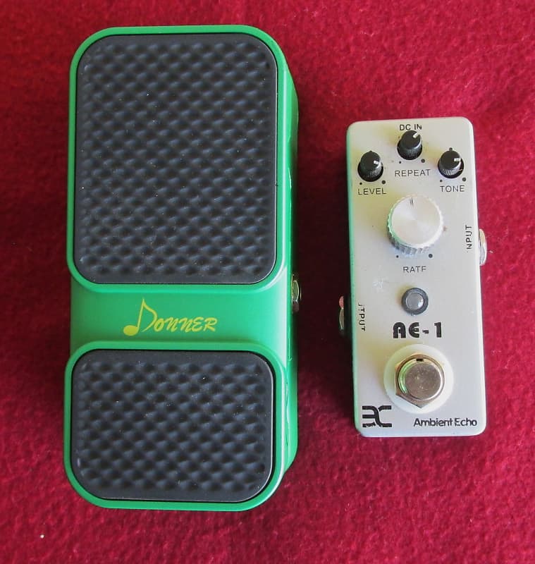 Donner Viper Volume Expression Pedal and EX AE-1 Ambient | Reverb