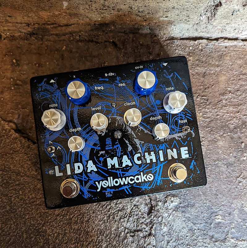 Yellowcake Pedals Lida Machine Analog Resonant Filter Black & | Reverb