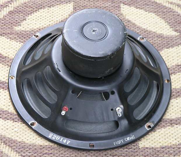 Vtg 1961 Jensen 10" P10PF C6980 Guitar Speaker Weber Re-cone | Reverb