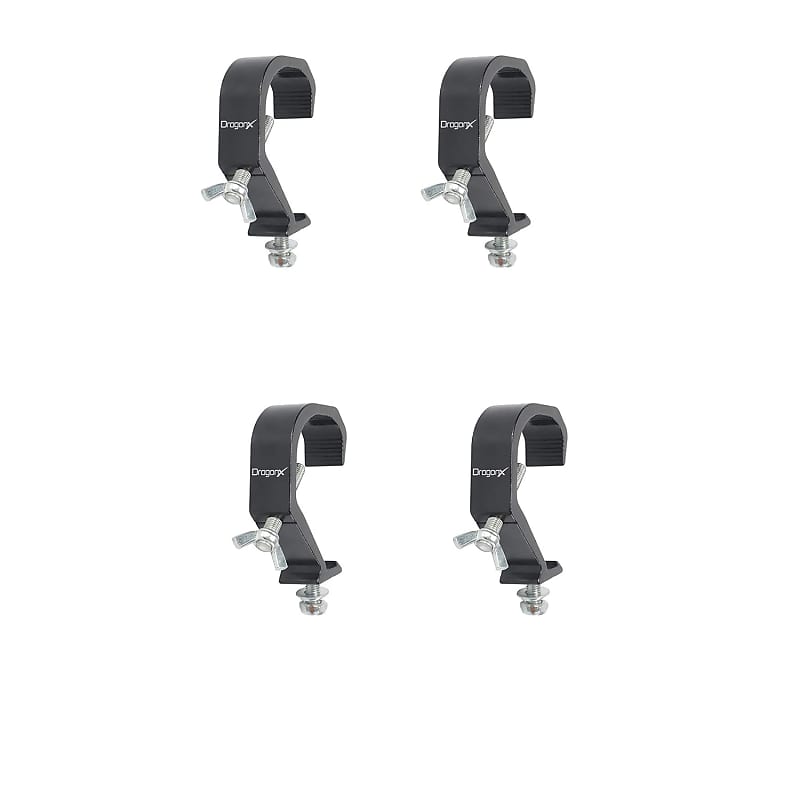 4 Pack Heavy Duty 66 Lb Aluminum Alloy Stage Lighting Black | Reverb