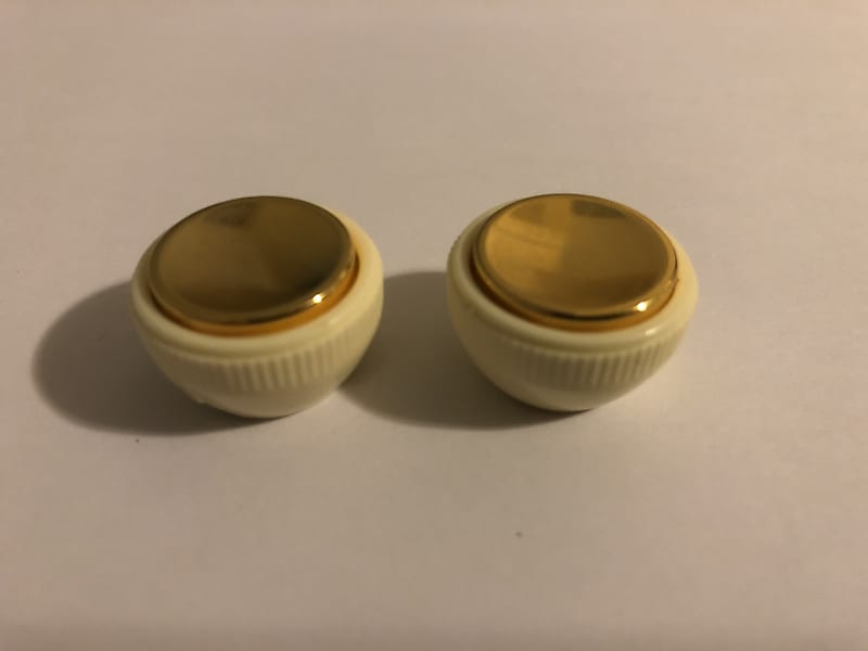 Genuine German Hofner (2) 500 Bass Knobs 2023 - Cream | Reverb