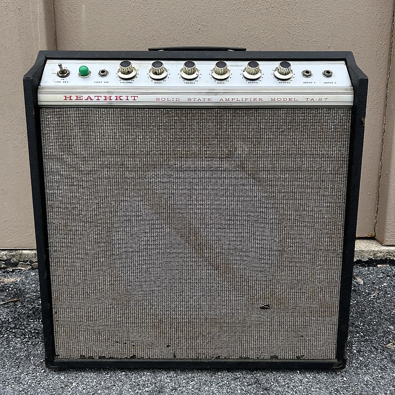 1960s Heathkit TA-27 Solid State 1x12 Combo Guitar Amplifier | Reverb