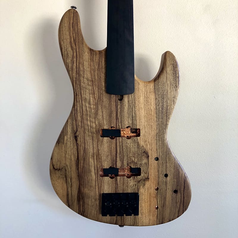 Warmoth Fender Fretless Jazz Bass Project Bass with Mono M-80 | Reverb