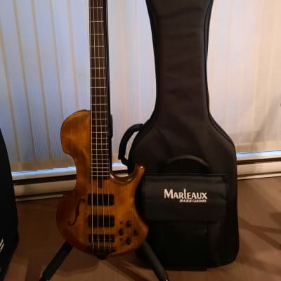 Bass Guitar Marleaux Contra 4 string semi acoustic bass | Reverb