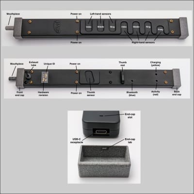 Zoot Simple Electronic Wind Instrument with Touch, Breath, | Reverb