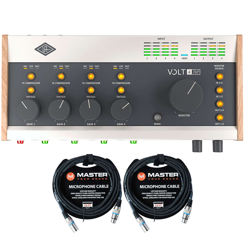 Universal Audio Volt 476P 4-In/4-Out USB 2.0 Audio Interface, | Reverb