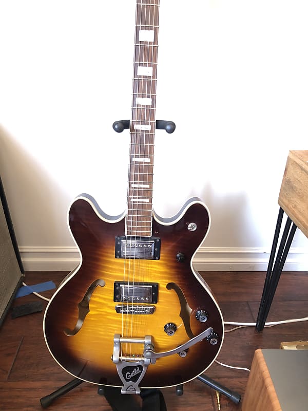 Guild Starfire V Sunburst SF-5 early 2000’s | Reverb