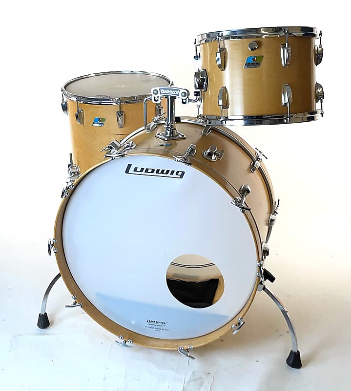 Ludwig Early 1980s Maple Shell Pack in Natural Finish | Reverb