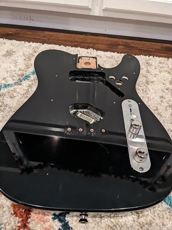 Fender Telecaster Body - Black | Reverb