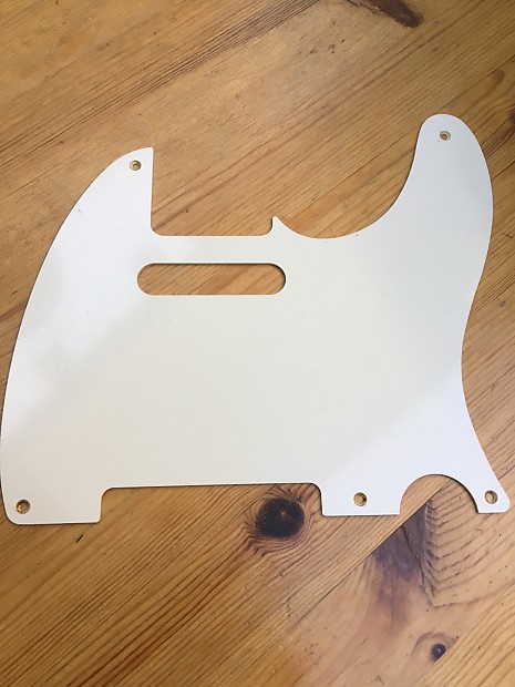 Fender Telecaster 5-Hole 1-Ply NOS Parchment Pickguard | Reverb
