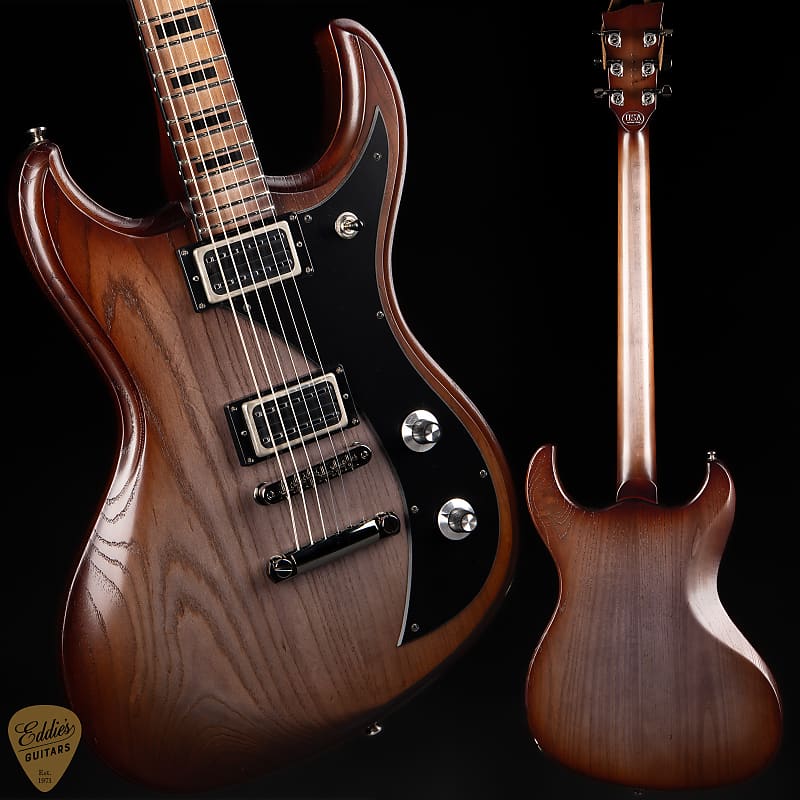 Dunable Gnarwhal Baritone - Light Brown Charcoal Burst | Reverb Canada