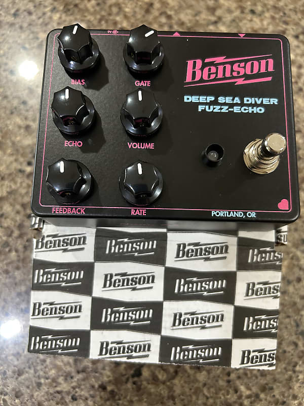 Benson Amps Deep Sea Diver Fuzz Echo New - Black | Reverb
