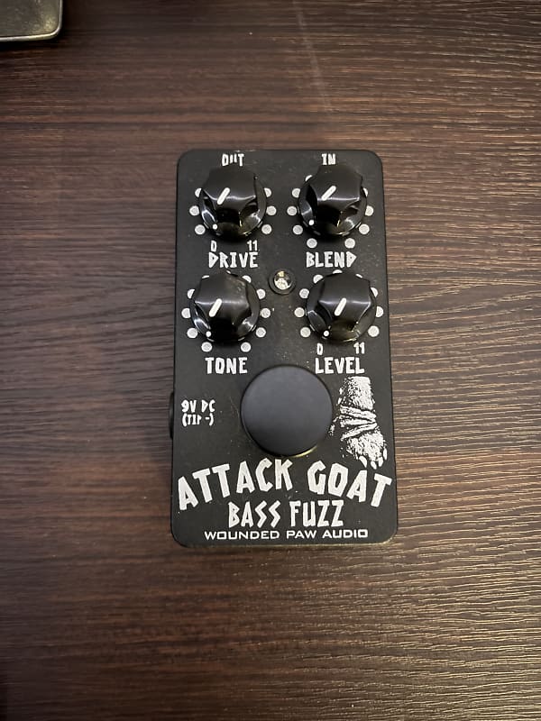 Wounded Paw Audio Attack Goat Bass Fuzz - Black | Reverb