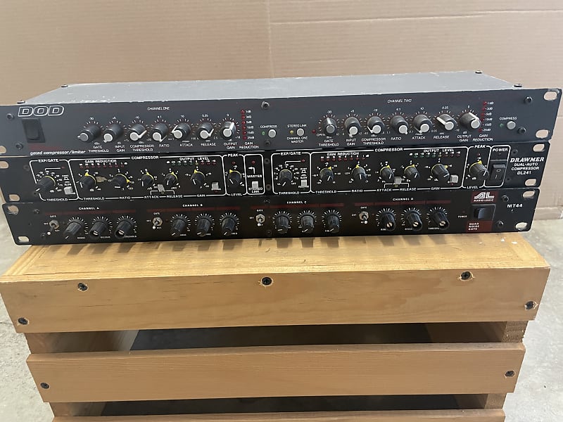 Vintage Rack Compressors and Noise Gate - NOT TESTED Sold | Reverb