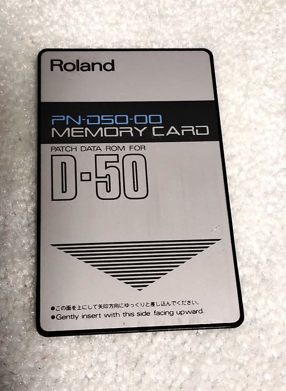 Roland PN-D50-00 ROM Factory Memory card for D50 | Reverb Canada