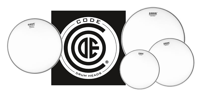 CODE Drumheads Generator Coated Set Rock | Reverb