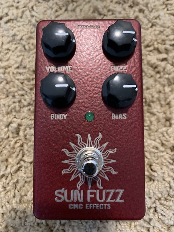 CMC Effects Sun Fuzz (Fuzz Face Clone) Germanium 2020 - Red | Reverb