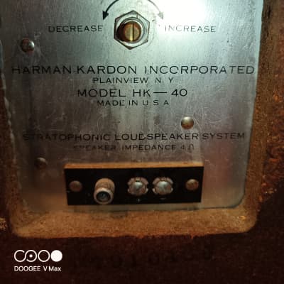 Harman Kardon HK40 1972 - Oiled walnut | Reverb