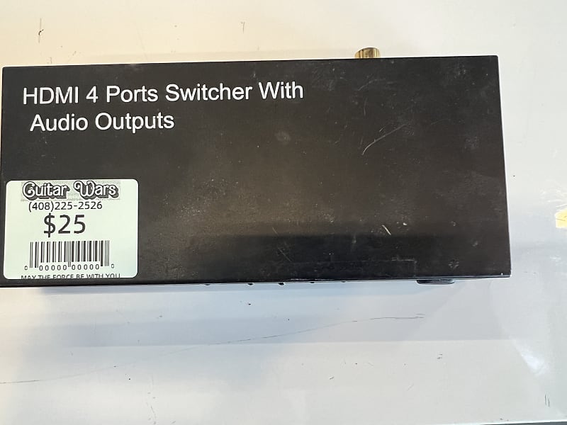 HDMI Switcher 4 ports with audio outputs | Reverb