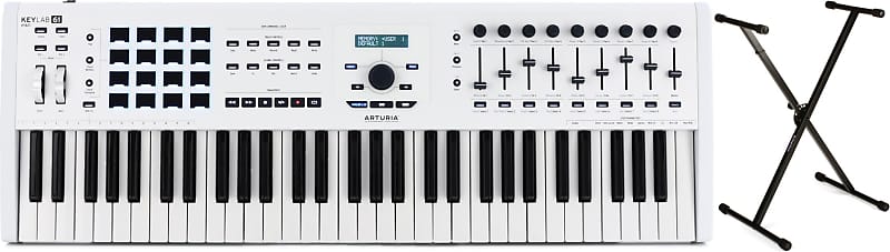 Arturia KeyLab 61 MkII 61-key Keyboard Controller - White | Reverb