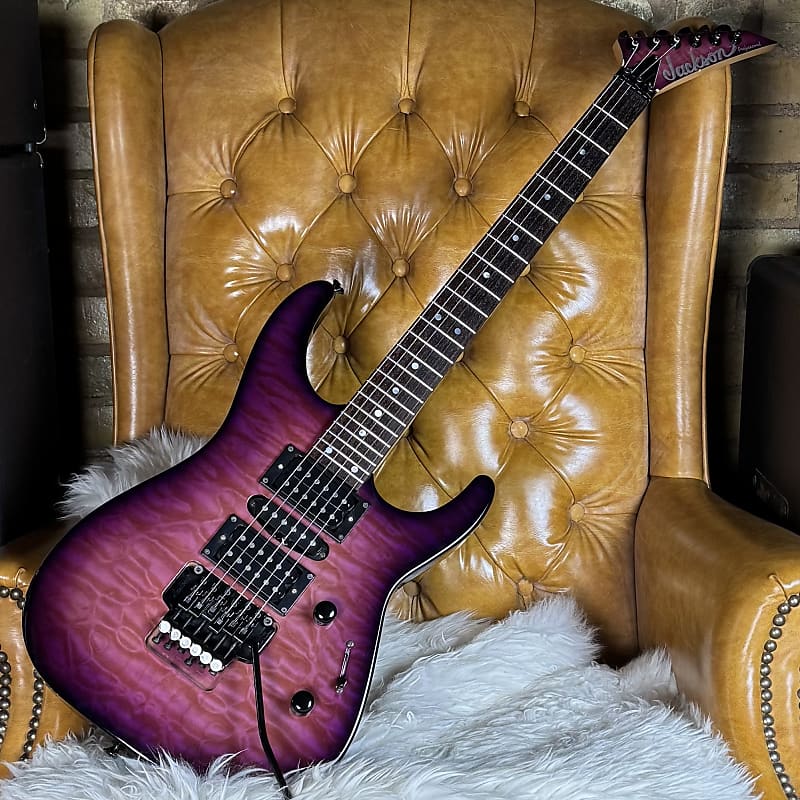 1996 Jackson DX2 Vintage Transparent Violet MIJ Made In Japan | Reverb