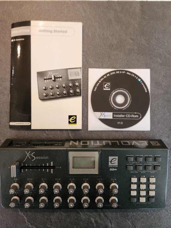 Evolution X-SESSION Midi Controller - Metal | Reverb