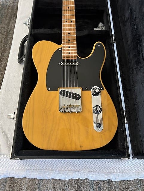 Fender Partscaster Telecaster Roasted Maple Neck Butterscotch | Reverb