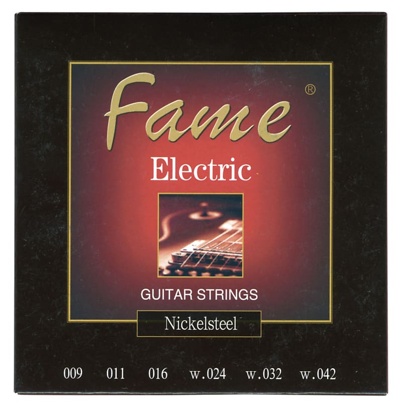 Fame E-Guitar Strings, 09-42 Round Wound - Electric Guitar | Reverb