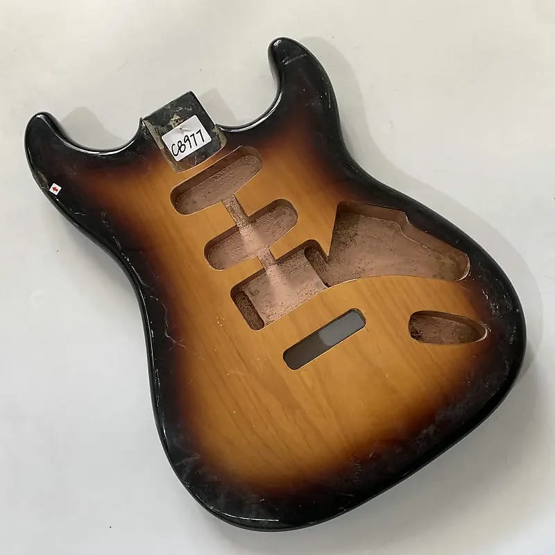 HSS Tobacco Burst Stratocaster Strat Style Guitar Body | Reverb
