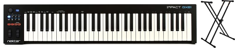Nektar Impact GX61 61-key Keyboard Controller Bundle with | Reverb