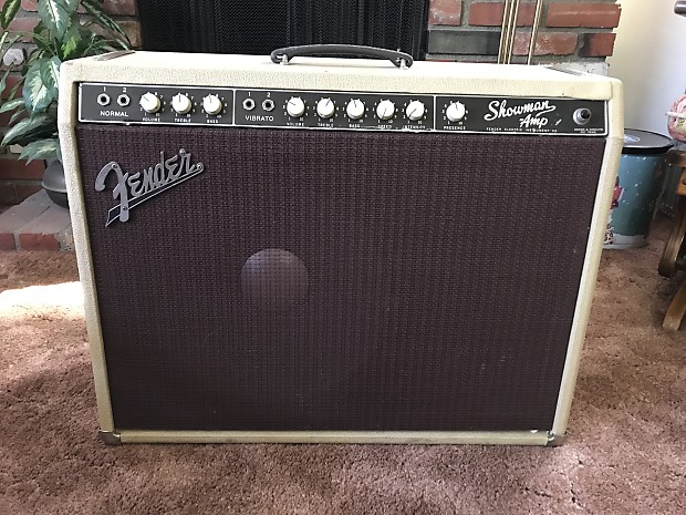 VINTAGE ORIGINAL 1961 FENDER SHOWMAN W/JBL BLONDE AMPLIFIER | Reverb