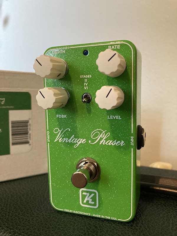 Keeley Electronics Vintage Phaser Custom Shop Green | Reverb UK
