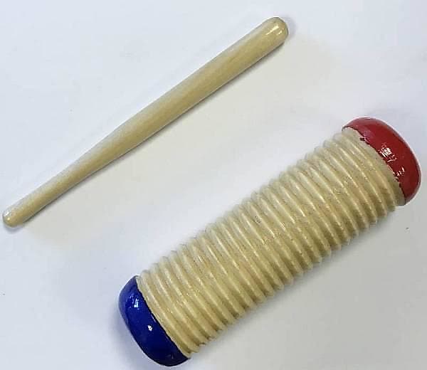 Extreme G-01-COLOR GUIRO SHAKER IN LEGNO COLORE NATURAL DUE | Reverb