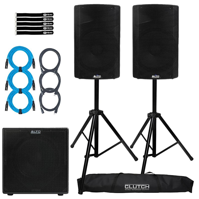 Alto Professional TX415 15" Powered Active DJ PA Speaker Pair | Reverb