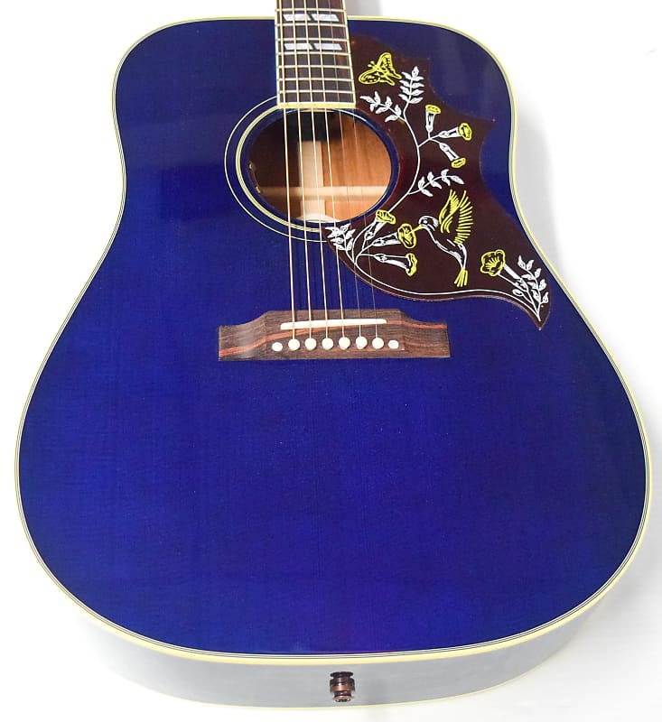 Gibson Hummingbird Acoustic Electric Viper Blue | Reverb