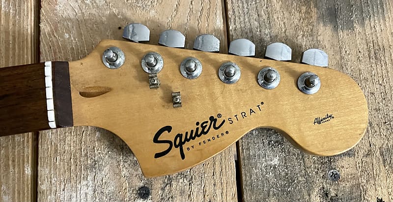 Squier Stratocaster Loaded Neck with CBS Headstock, Tuners | Reverb