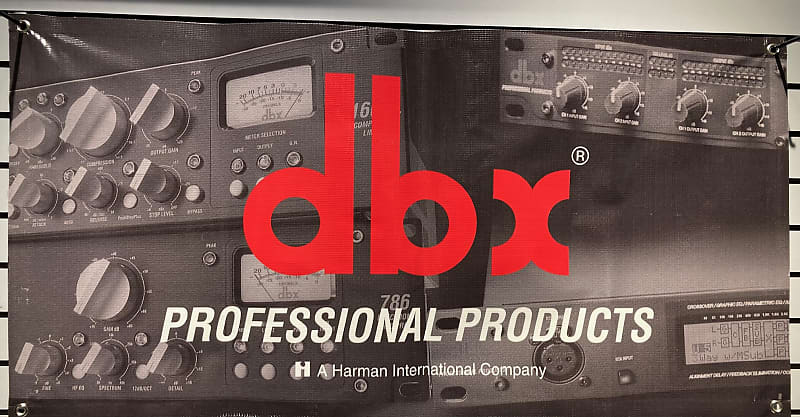 dbx Professional Dealer Banner Sign Display Studio | Reverb
