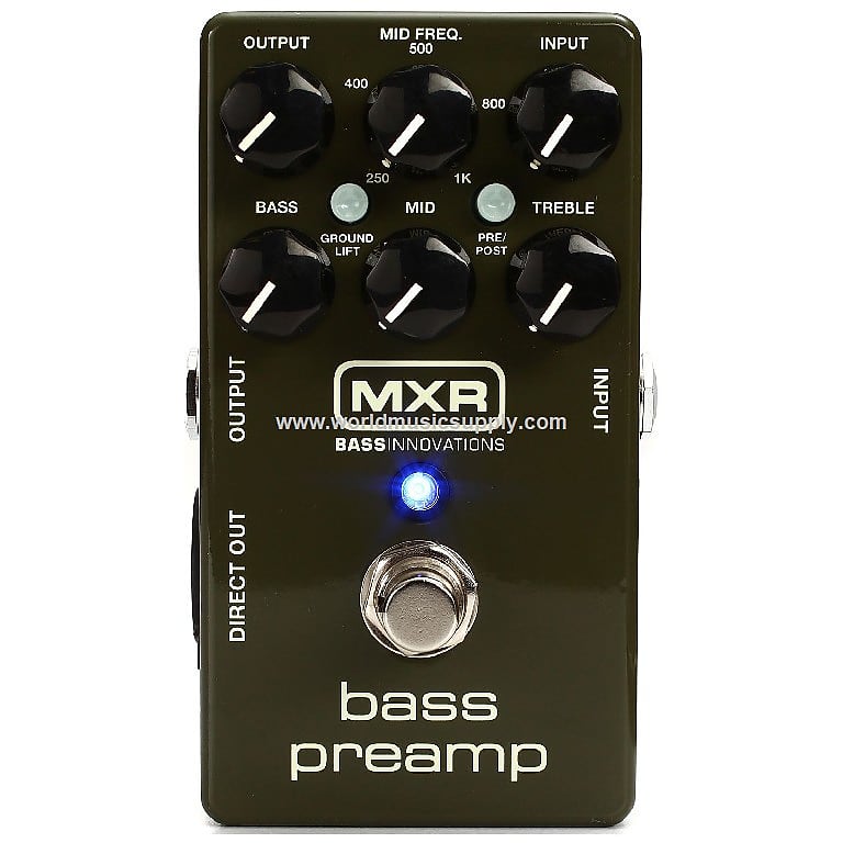 MXR M81 Bass Preamp Bass Pedal | Reverb