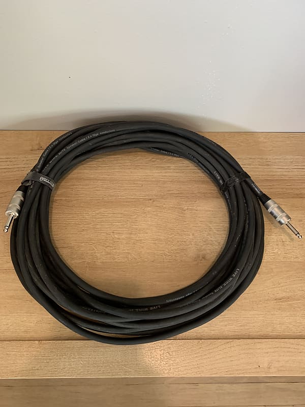 Livewire Elite 12g (12 Gauge) Speaker Cable - 50 Feet - Black | Reverb