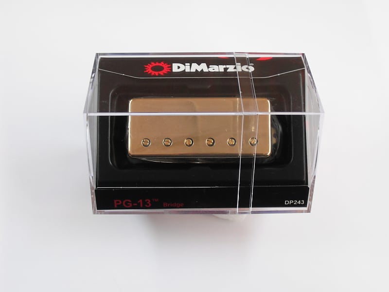 DiMarzio PG-13 Minibucker Bridge W/Gold Cover DP 243 | Reverb