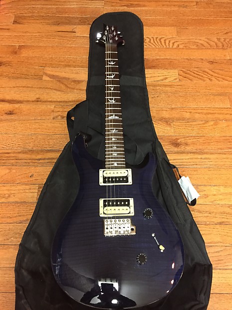 Prs Se Custom Dark Blue | Reverb