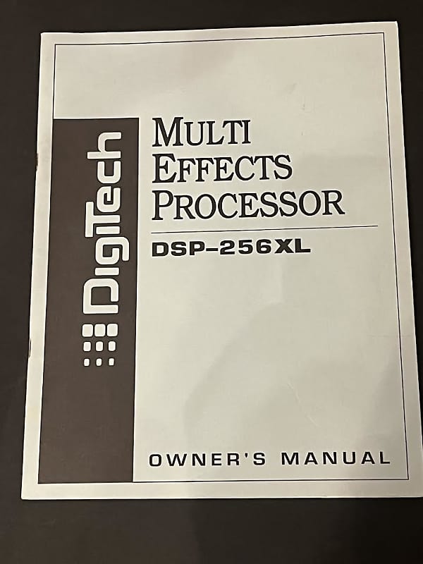 DigiTech DSP-256XL Multi Effects Processor Owner's Manual | Reverb